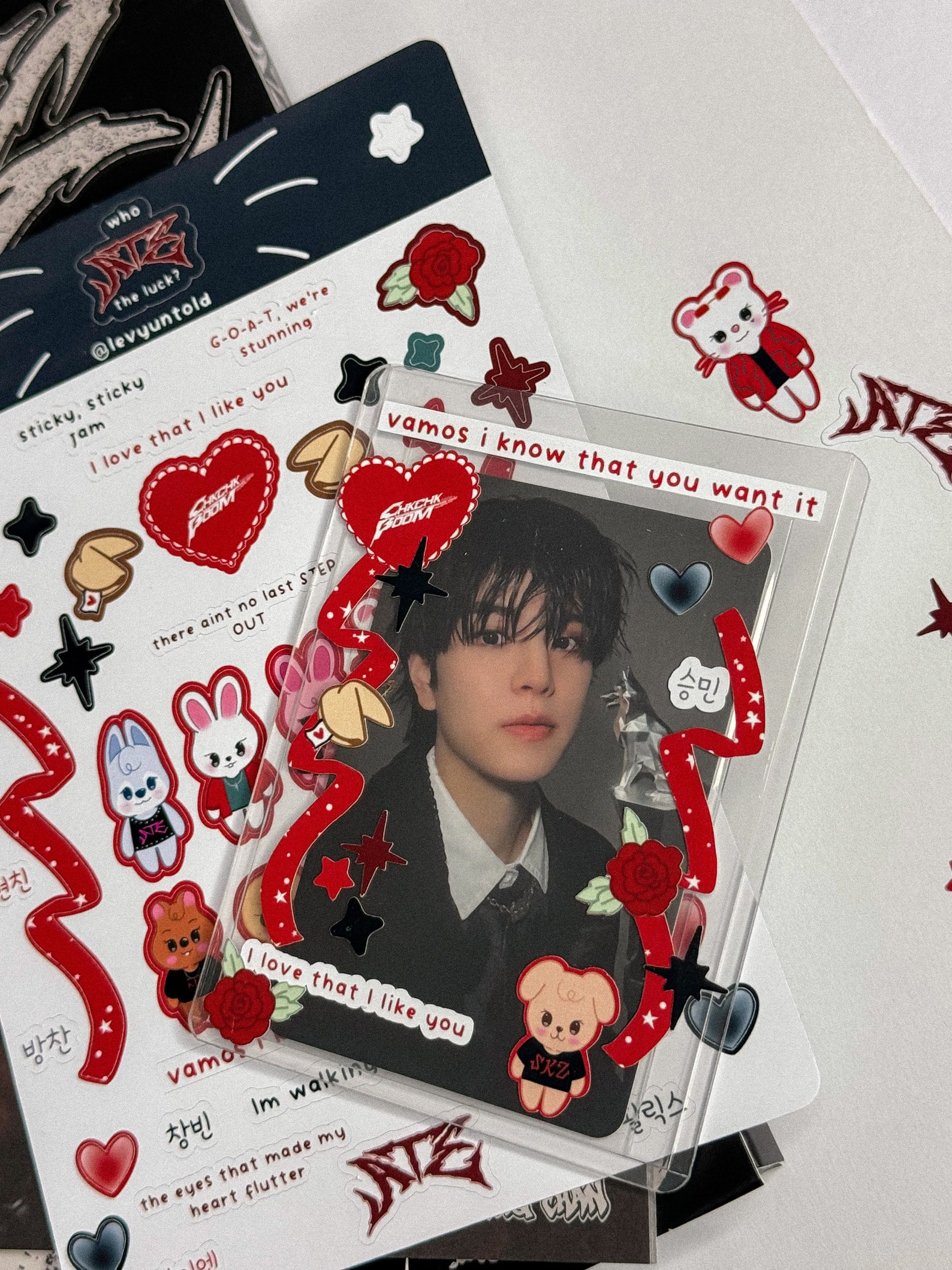 Stray Kids ATE Toploader Deco Sticker Sheet - Etsy