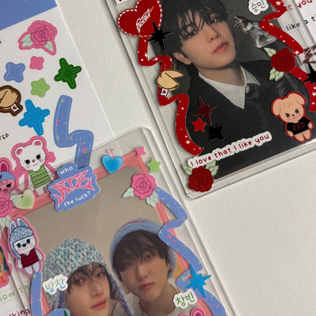 Stray Kids ATE Toploader Deco Sticker Sheet - Etsy