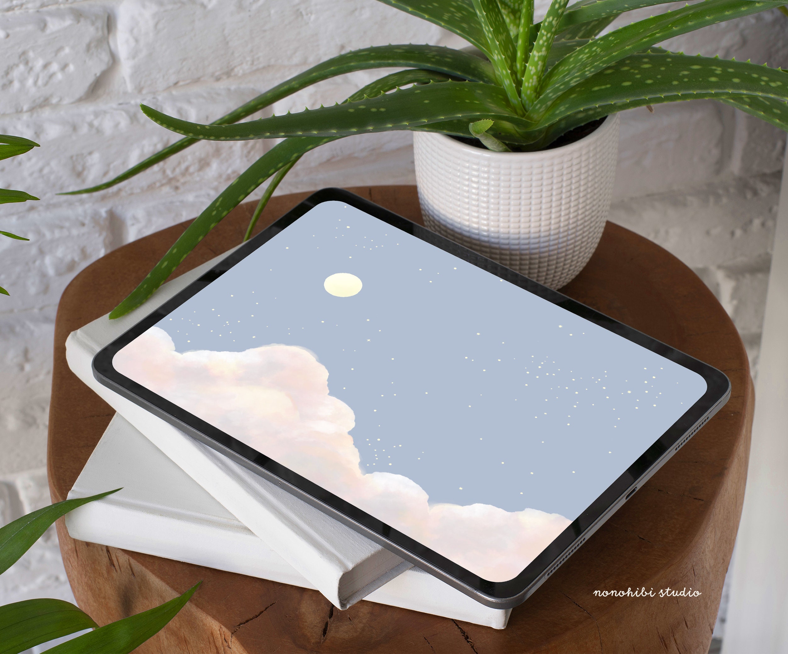 Calming Night Sky iPad Wallpaper Instant Download - Etsy