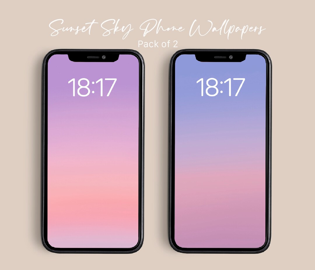 Gradient Pink Phone Wallpapers Instant Download - Etsy