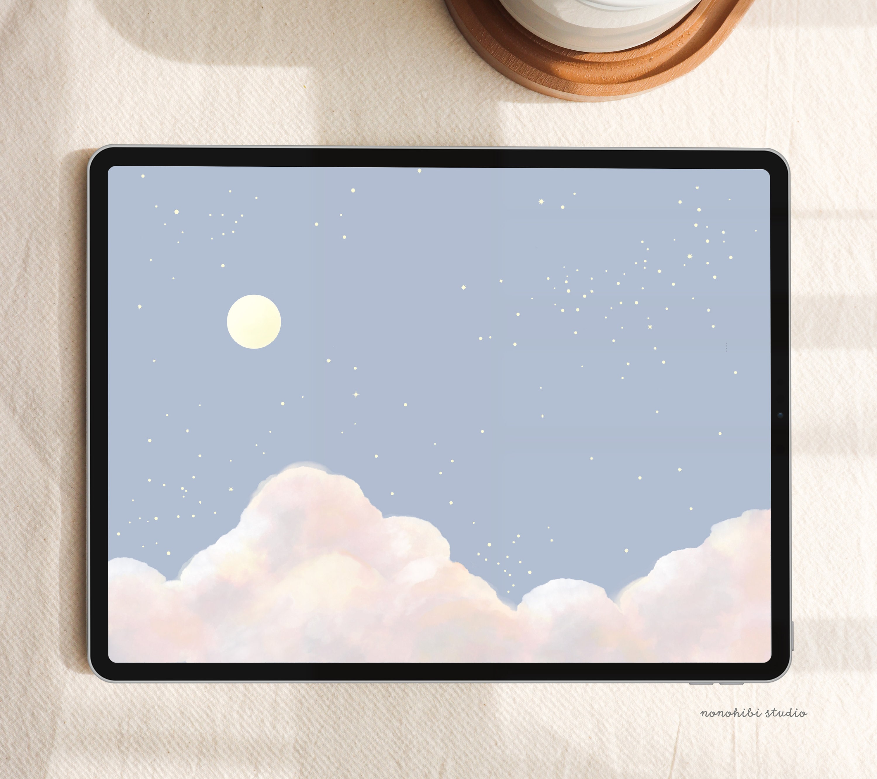 Calming Night Sky iPad Wallpaper Instant Download - Etsy