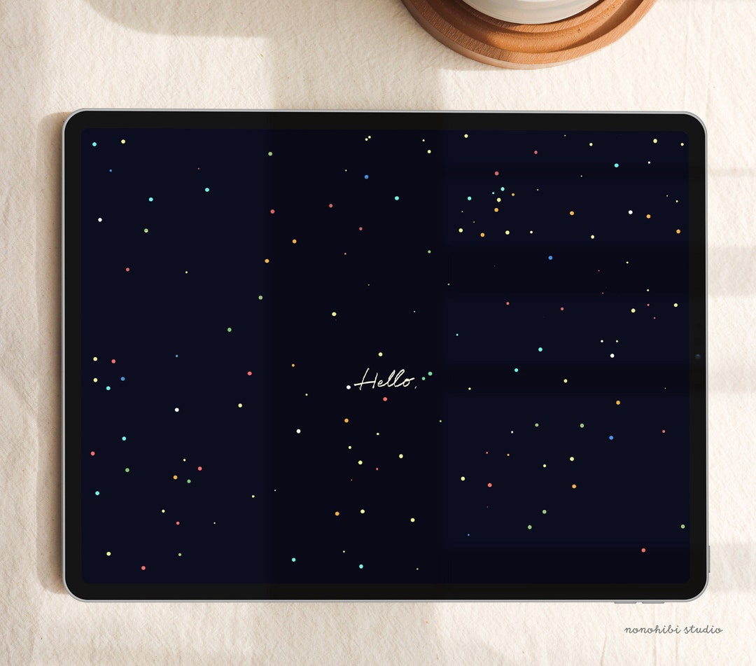 Starry Night Sky iPad Wallpaper | Digital Download - Etsy