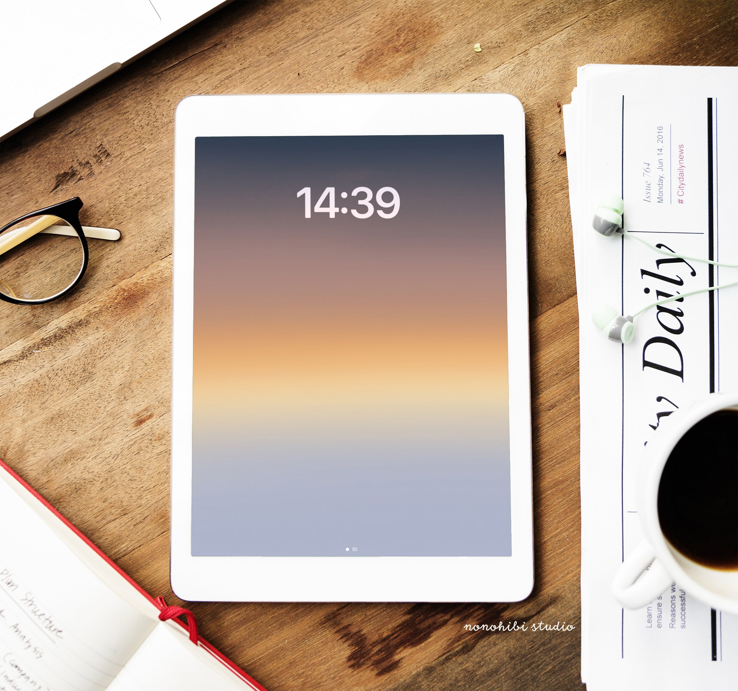 Soothing Gradient iPad Wallpaper | Instant Download - Etsy