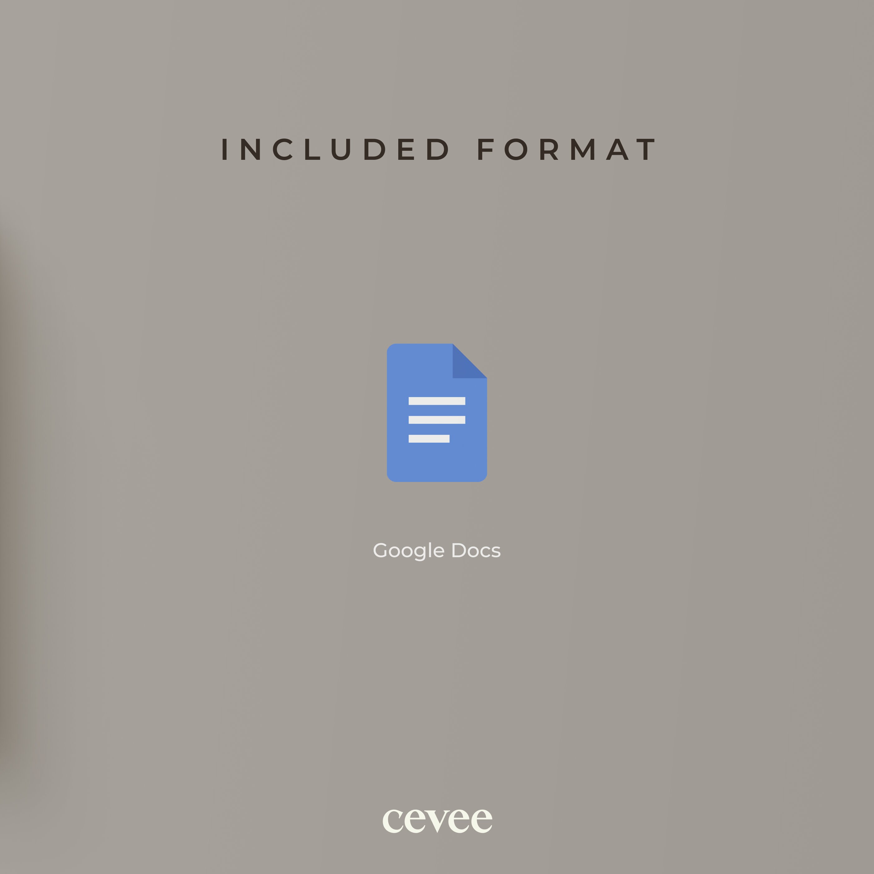 Simple Resume Template for Google Docs. Without Photo. - Etsy