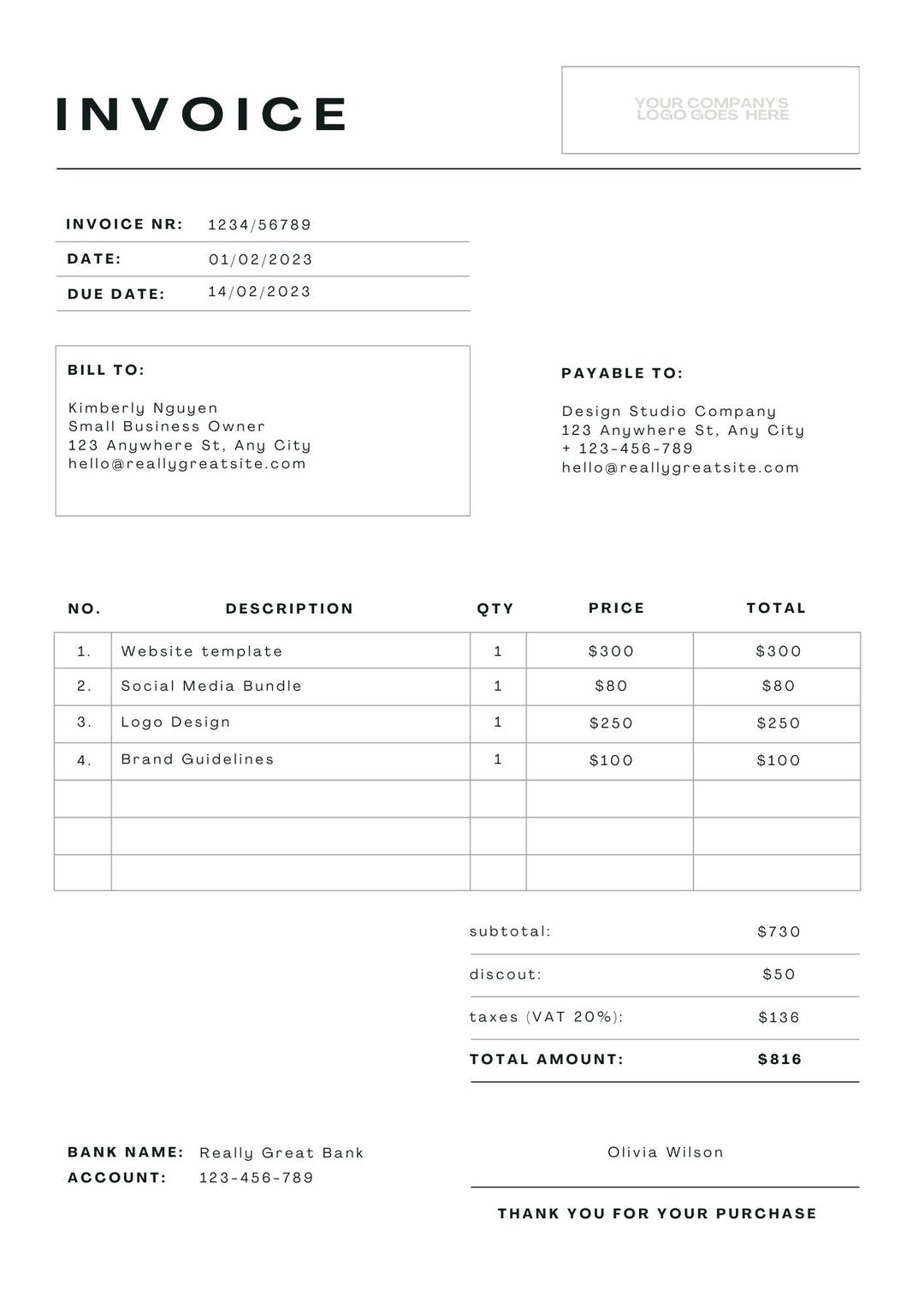Invoice Tracker Template | Small Business Finance Planner | Printable ...