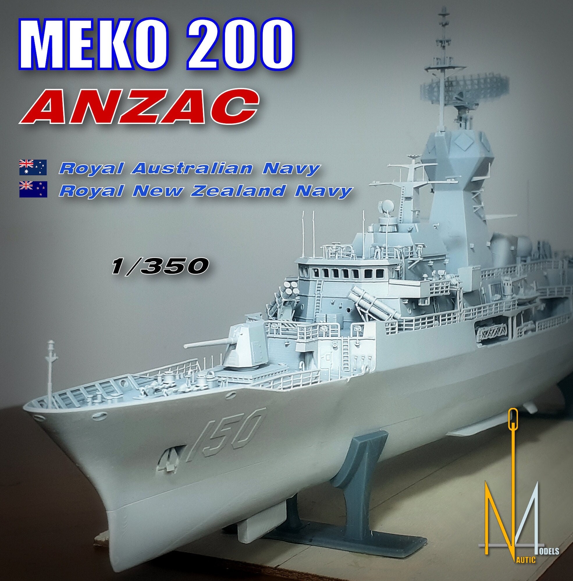 MEKO 200 ANZ Frigate 1/350 Scale Royal Australian Navy - Etsy