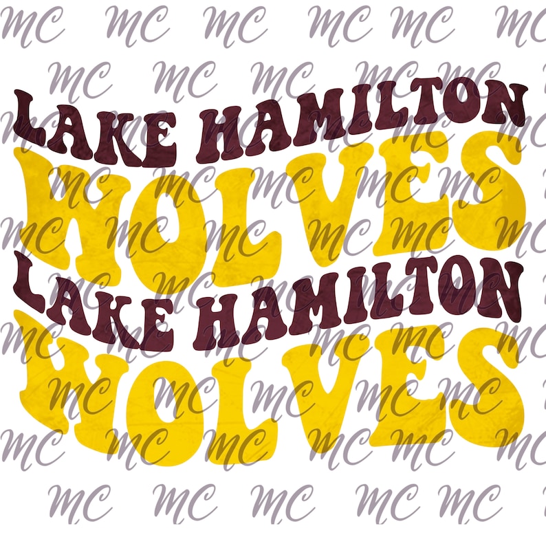 Lake Hamilton Wolves Png - Etsy