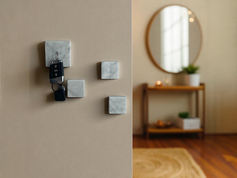 Modular Marble Key Holders – Unique Design Holders for Keys. Individual ...