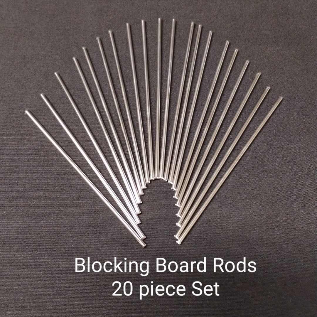 Blocking Board Rods 20 Piece Pack - Etsy
