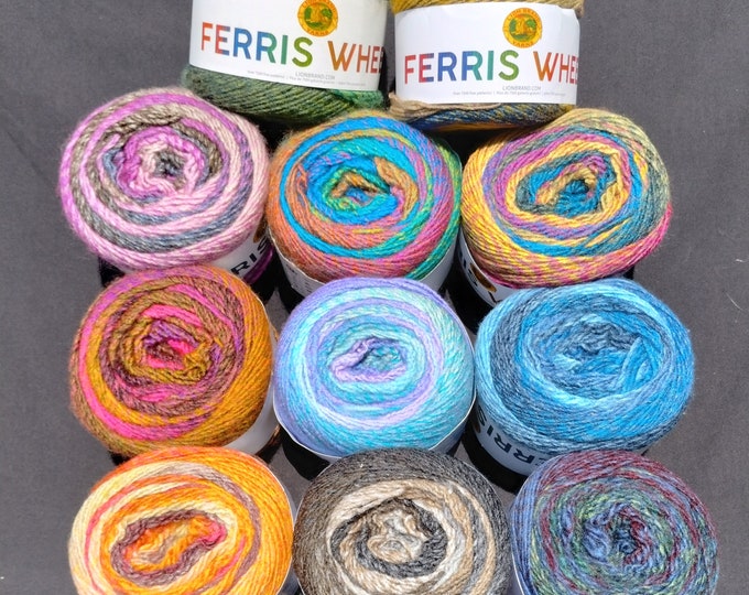 Lion Brand Ferris Wheel - #4 Medium Weight - Etsy