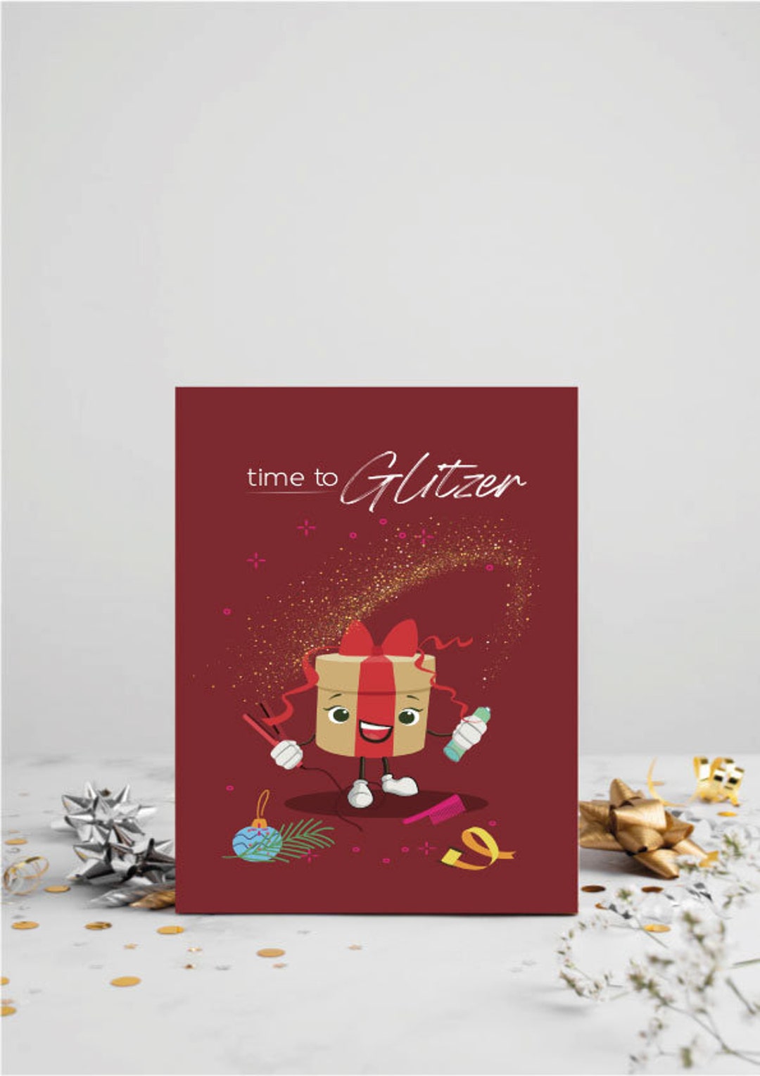 Digital Christmas Card / Instant Download Printable Holiday Greetings ...