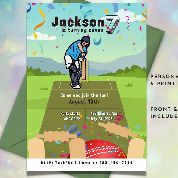 Cricket Party Invite - Etsy