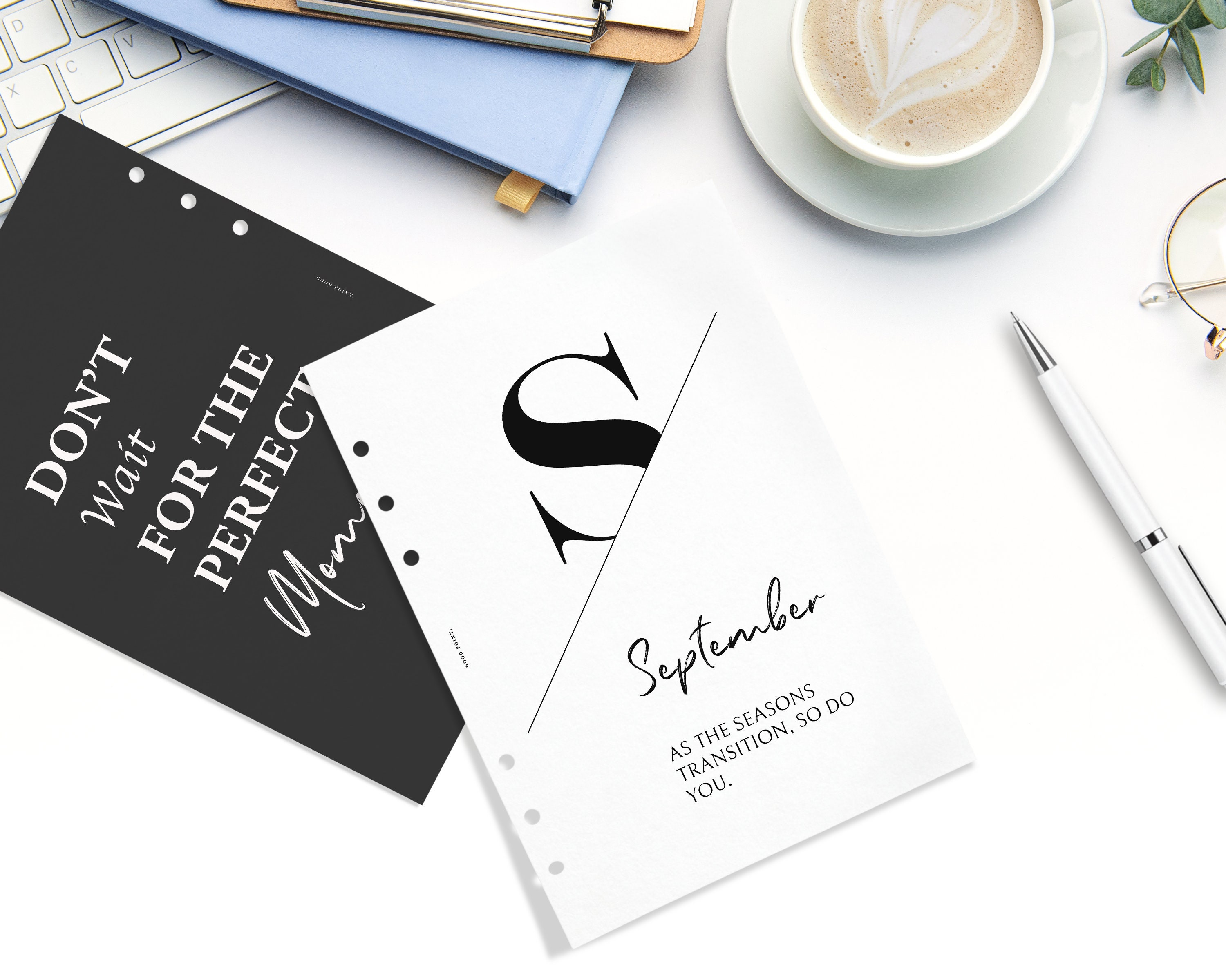 Monthly A5 Dashboard Printable, Monthly Planner Dividers, Planner ...