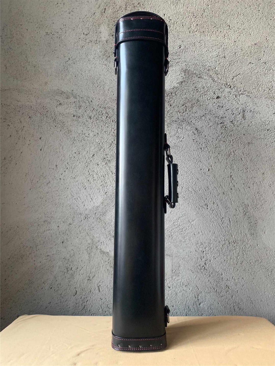 9-hole Billiard Cue Backpack/hand-stitched Leather Billiard Cue Barrel ...