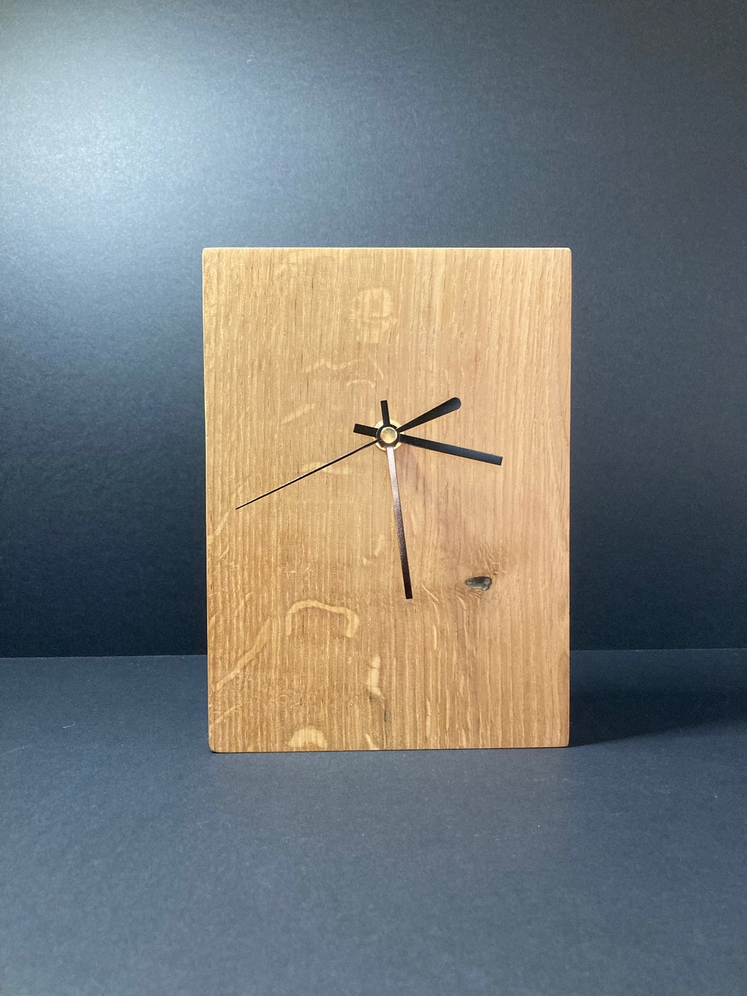 Solid Oak Free-standing or Wall-hanging Clock - Etsy UK