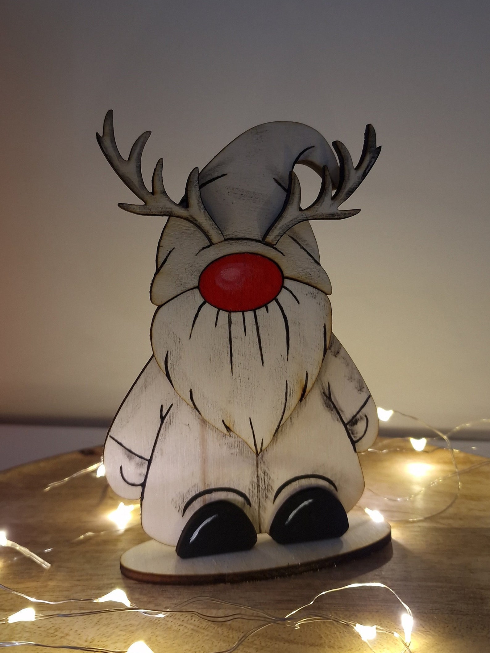 Gonk With Antlers - Laser Cut Files - SVG+DXF+LBRN2 - Instant Download ...