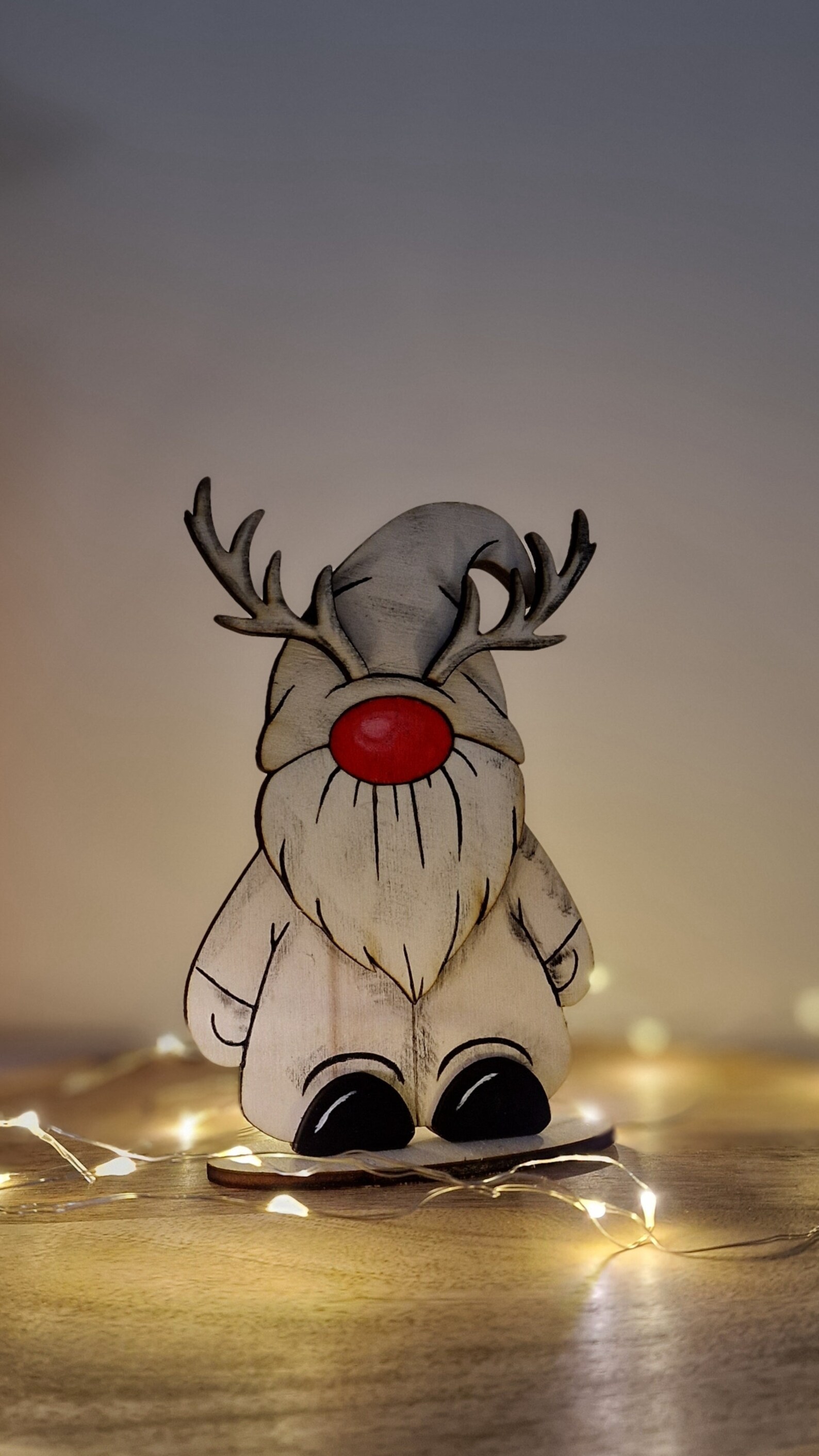 Gonk With Antlers - Laser Cut Files - SVG+DXF+LBRN2 - Instant Download ...