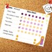 Editable Princess Chore Chart Fillable Chore Chart Tracker - Etsy
