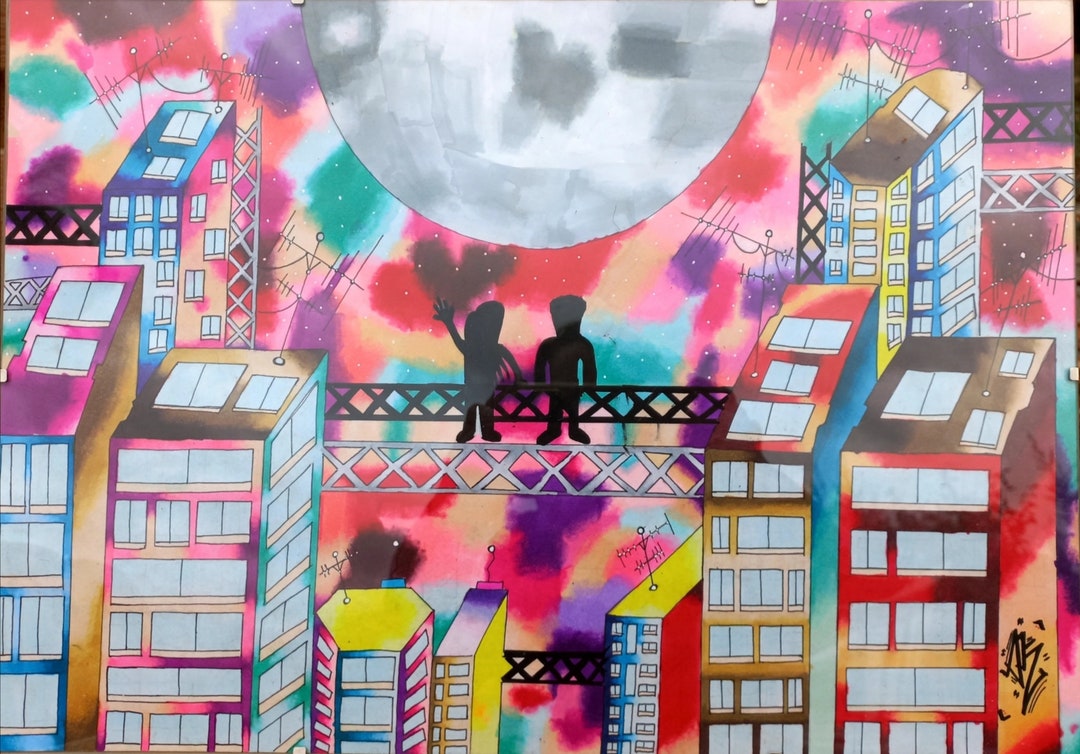 Street Karma Drawing - Etsy