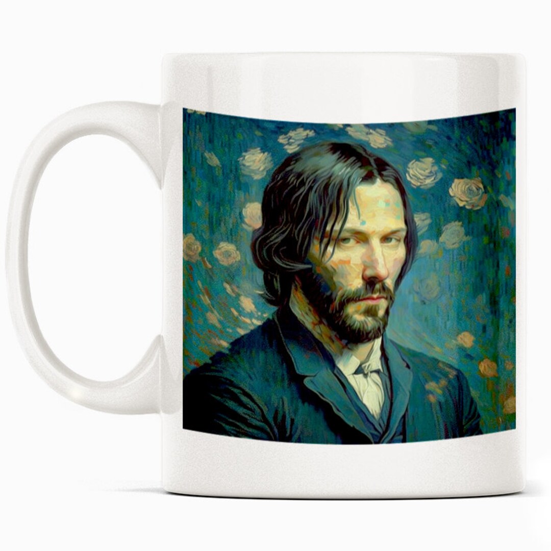 Keanu Reeves Vincent Van Gogh Art Mug Tea Cup Color Changing - Etsy