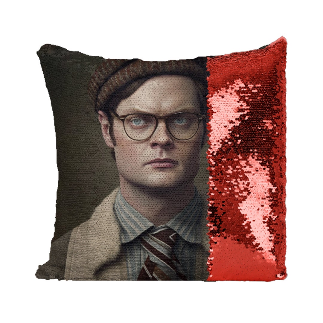 Dwight Schrute Office Actor Pillow Funny Gift Celebrity Pillow ...