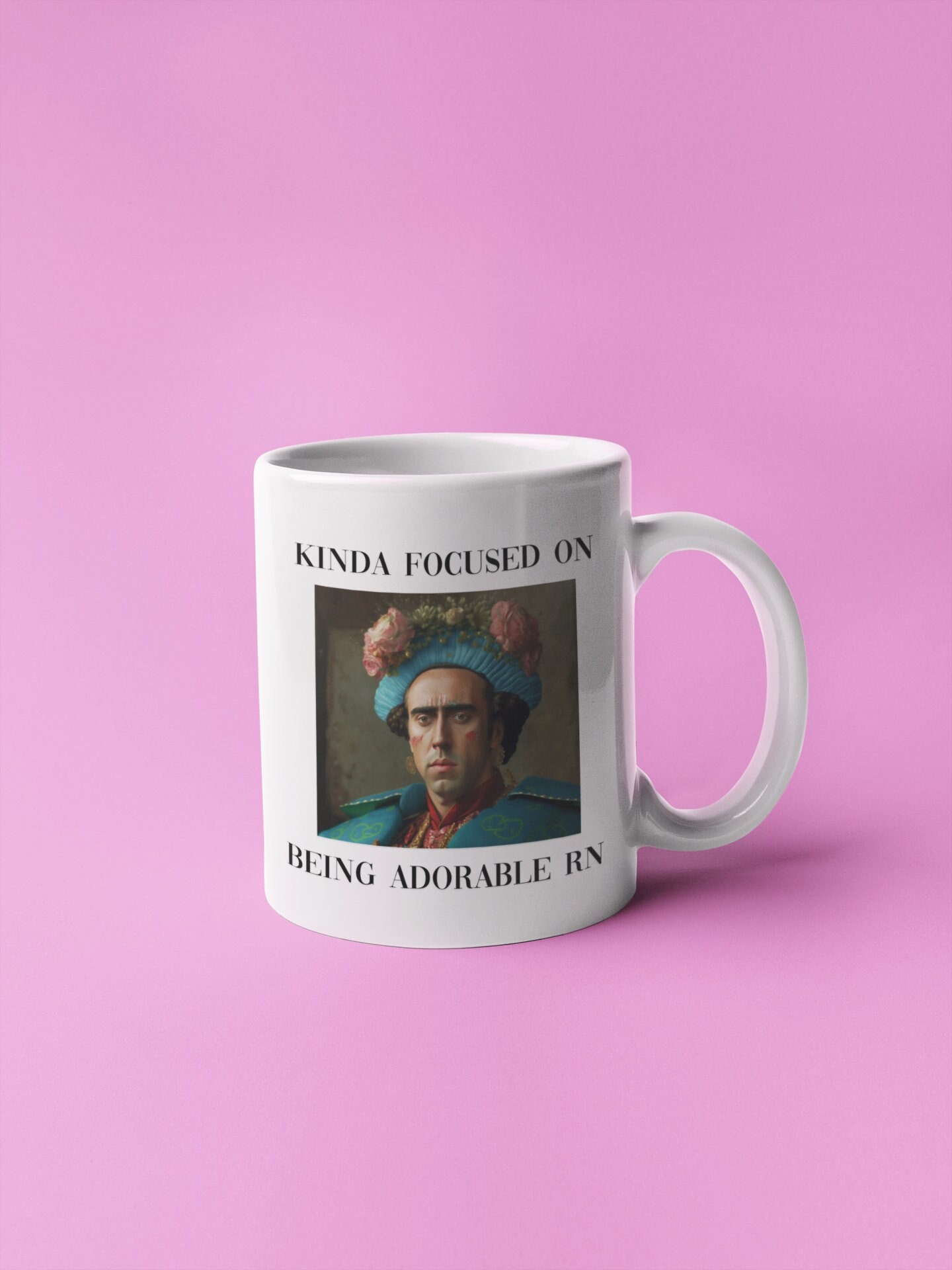 Nicolas Cage Funny Mug Nicolas Cage Painting Mug Color Changing Mug ...