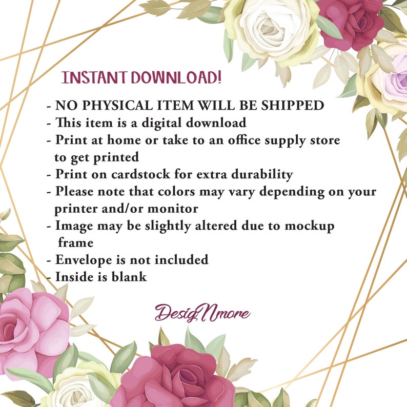 Digital Wedding Card | Couple Card | Marriage | Flower | Greeting Card ...