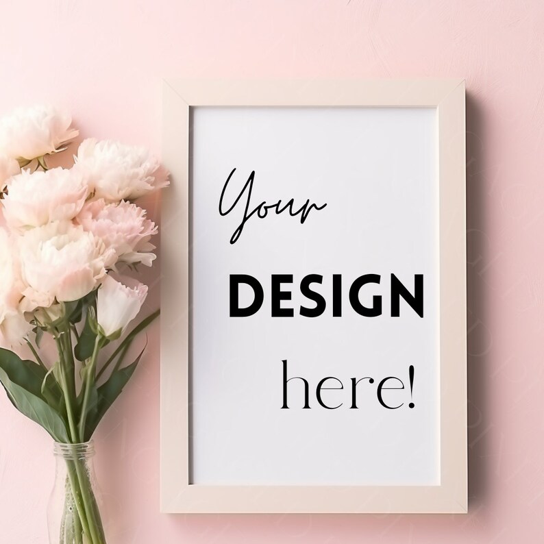 18 Frames Mock-ups, Pink Frames Mockup, Frame Mockup, Mock up Bundle ...