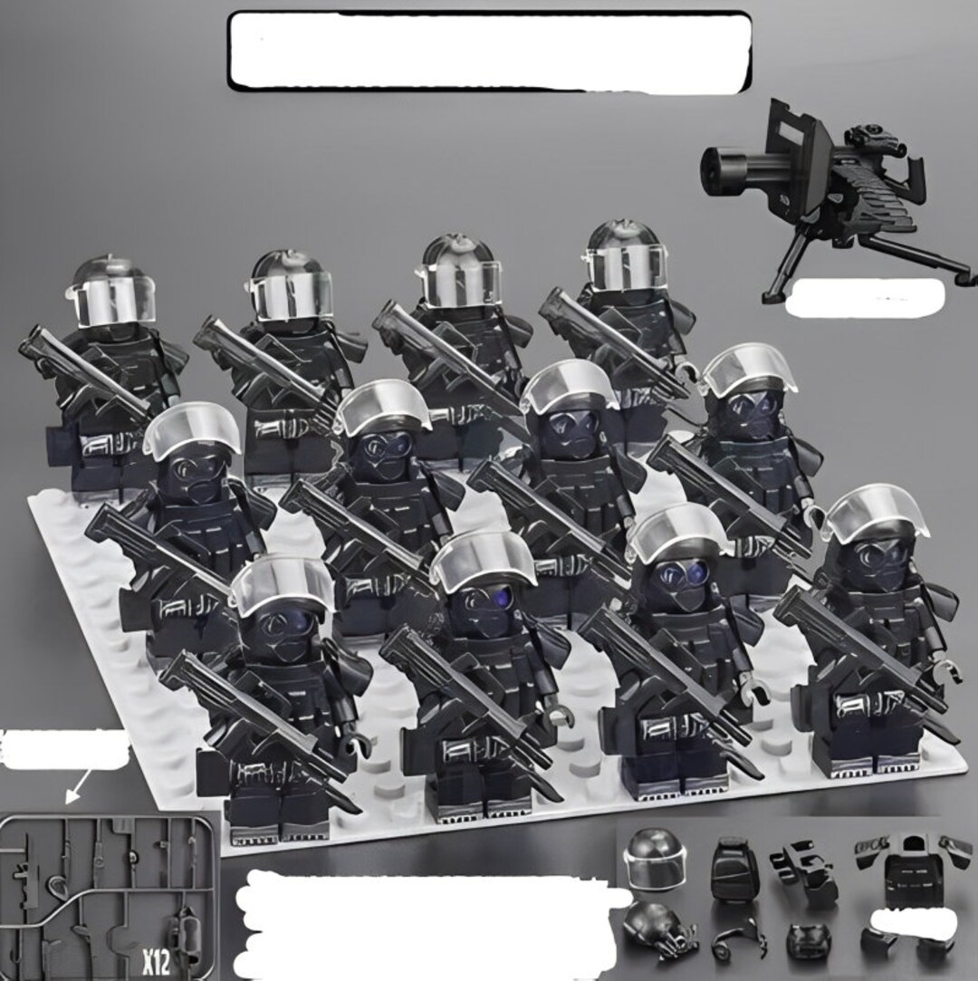 Explosive Special Police 12 Minifigures Set Complete With - Etsy Canada