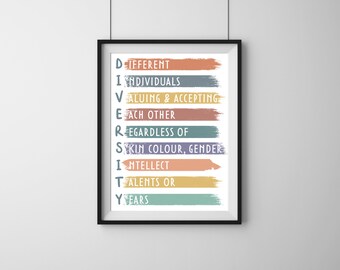 Diversity Acronym - Etsy