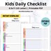 Kids Weekly Schedule Printable PDF, Kids Weekly Planner, Editable Kids ...
