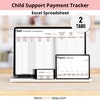 Child Support Payment Tracker Google Sheet Spreadsheet, Child Expense ...