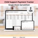 Child Support Payment Tracker Google Sheet Spreadsheet, Child Expense ...