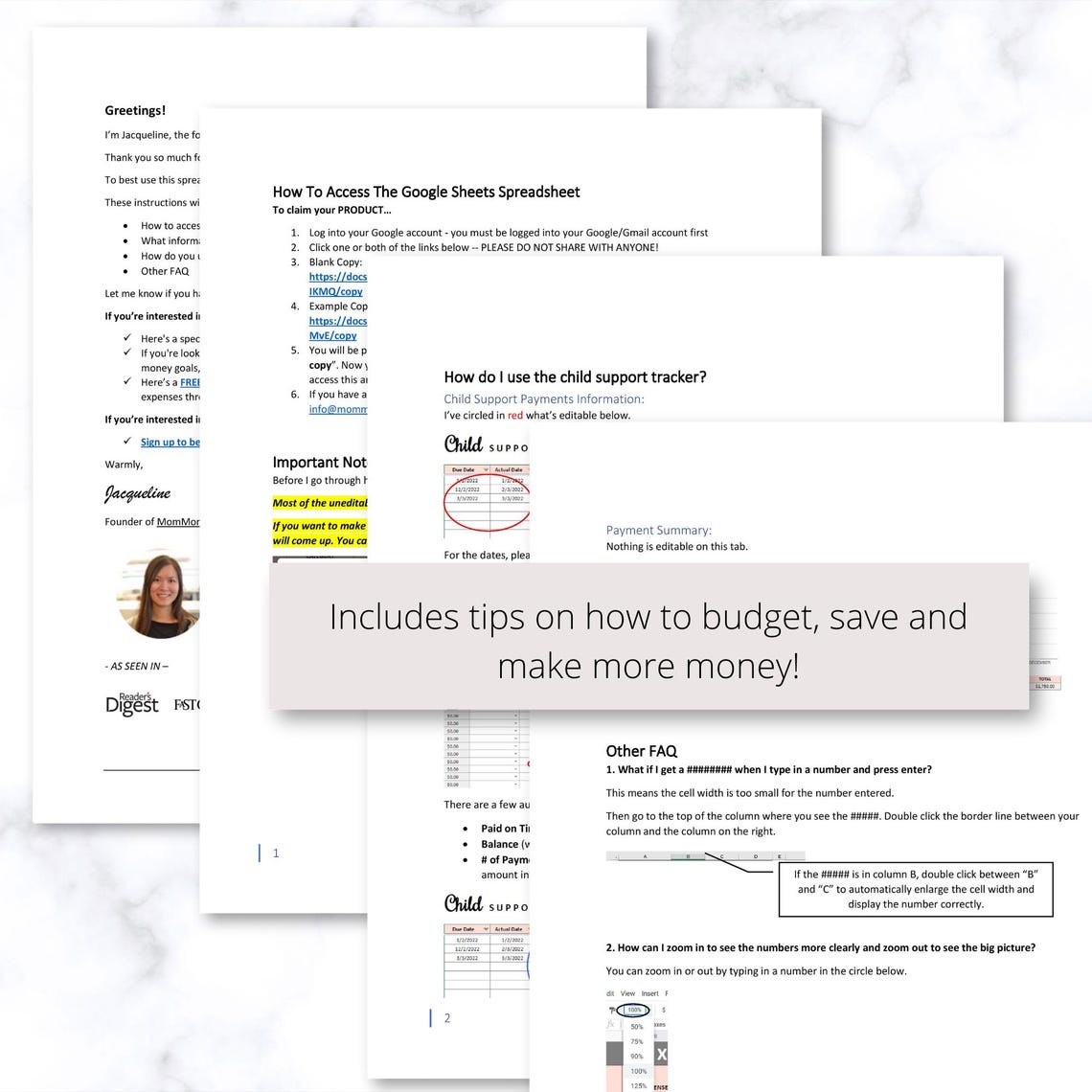 Child Support Payment Tracker Google Sheet Spreadsheet, Child Expense ...