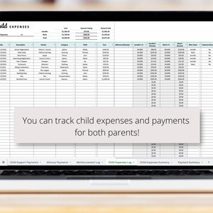 Co-parenting Planner Google Sheets Spreadsheet, Child Custody Planner ...