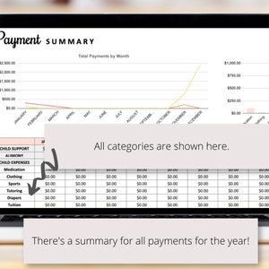 Co-parenting Planner Google Sheets Spreadsheet Child Custody - Etsy