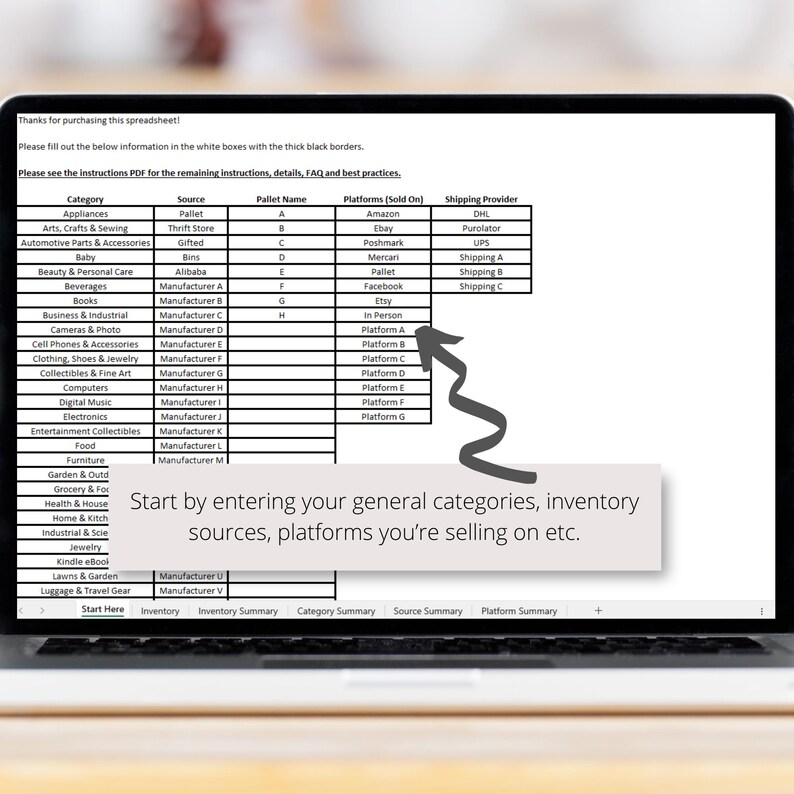 Inventory Tracker Excel Spreadsheet, Stock in and Out Tracker in Excel ...