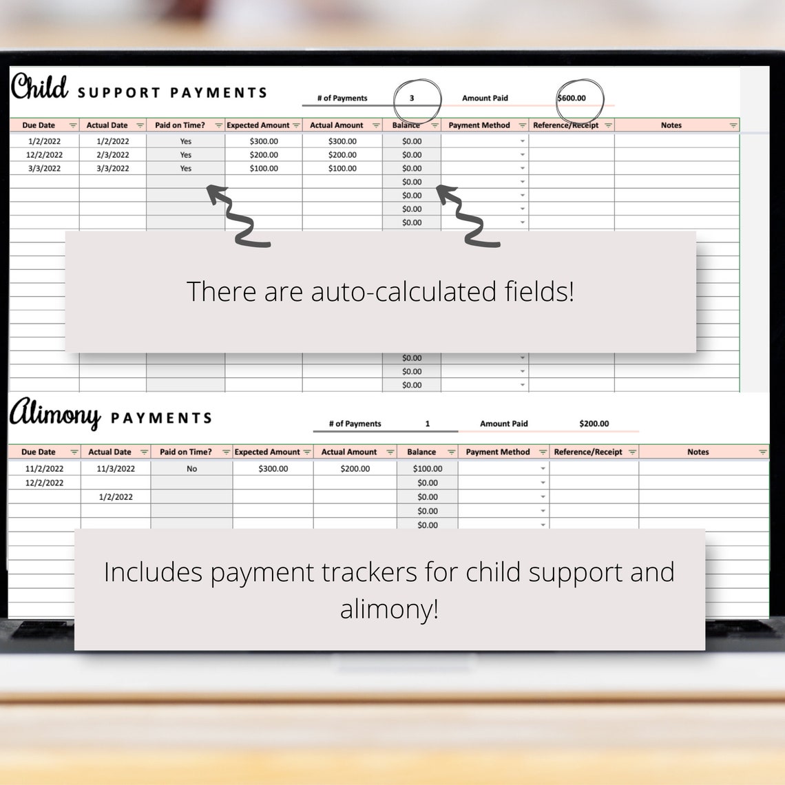 Co-parenting Planner Excel Spreadsheet, Child Custody Planner, Co ...