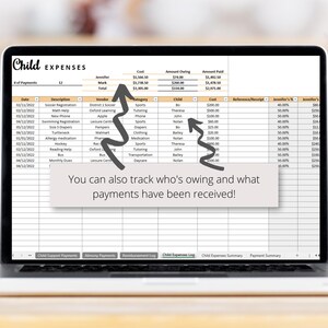 Co-parenting Planner Excel Spreadsheet, Child Custody Planner, Healthy ...