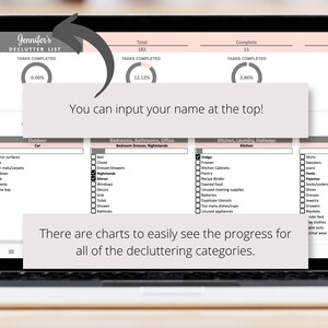 Decluttering Checklist Google Sheets Spreadsheet, House Purge Checklist ...