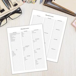 Minimalist Checklist Printable PDF, Minimalist Decluttering Checklist ...