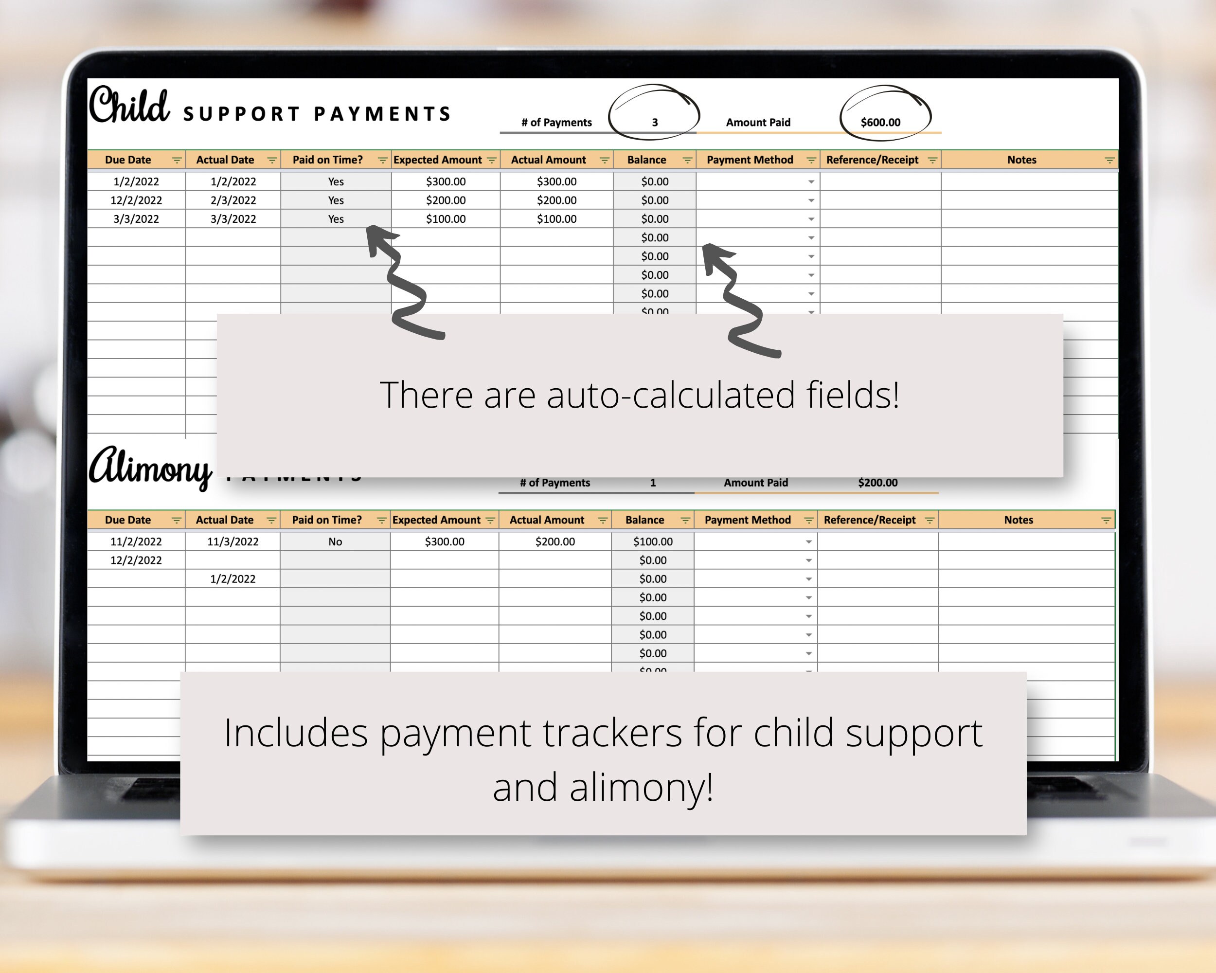Co-parenting Planner Google Sheets Spreadsheet, Child Custody Planner ...