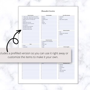 Minimalist Checklist Printable PDF, Minimalist Decluttering Checklist ...