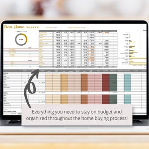 New House Cost Tracker Excel Spreadsheet, New Home Building Financial ...