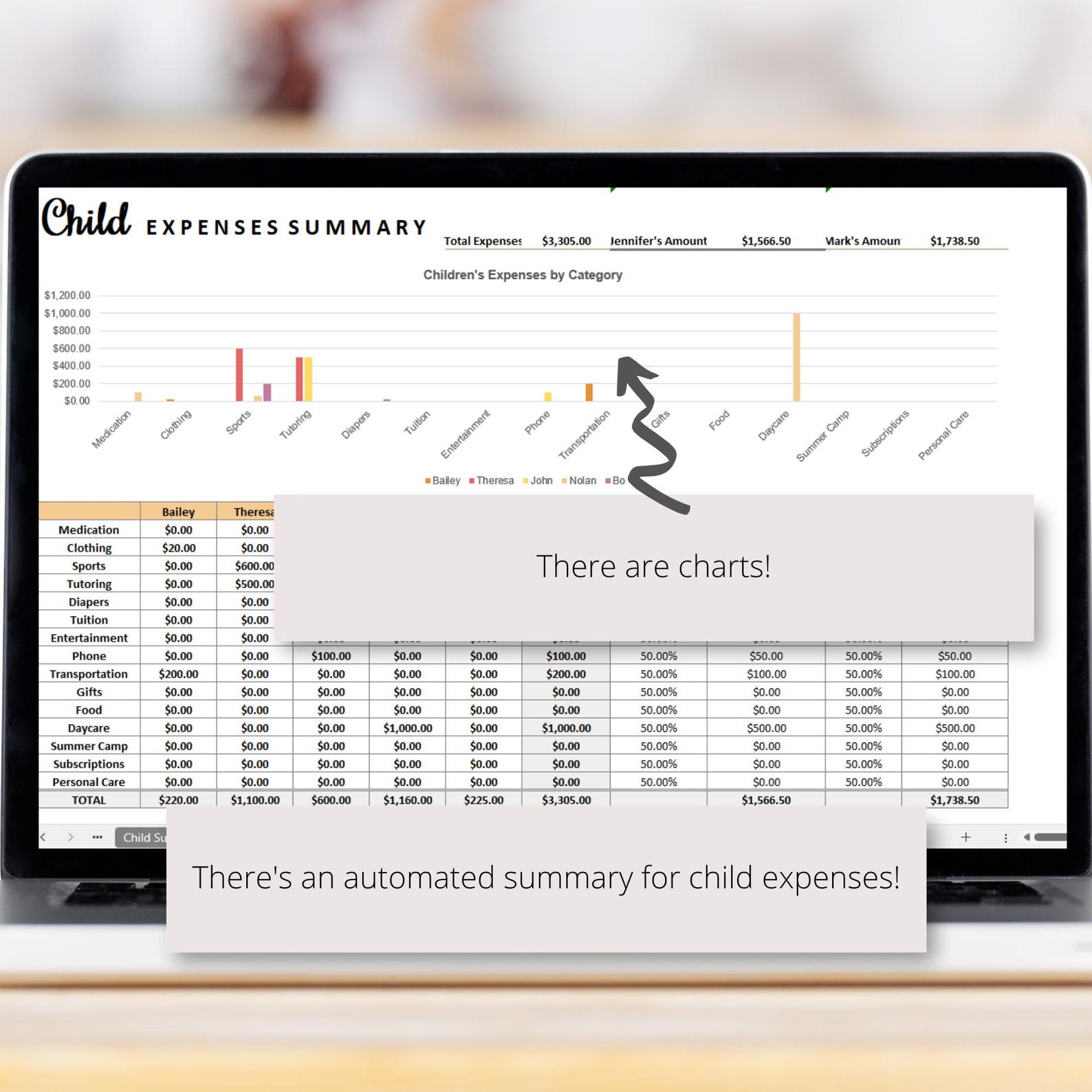 Co-parenting Planner Excel Spreadsheet, Child Custody Planner, Healthy ...