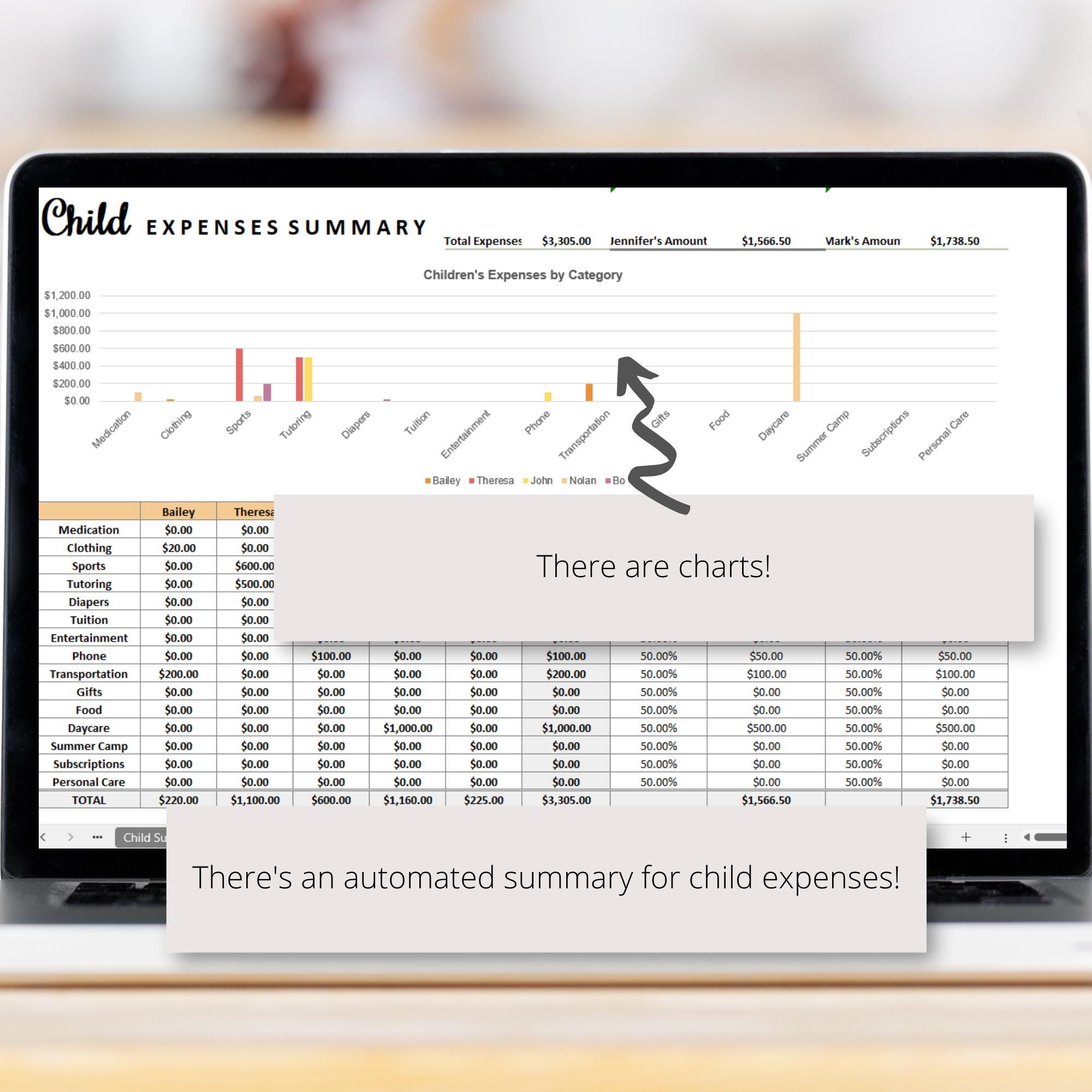 Co-parenting Planner Excel Spreadsheet, Child Custody Planner, Healthy ...