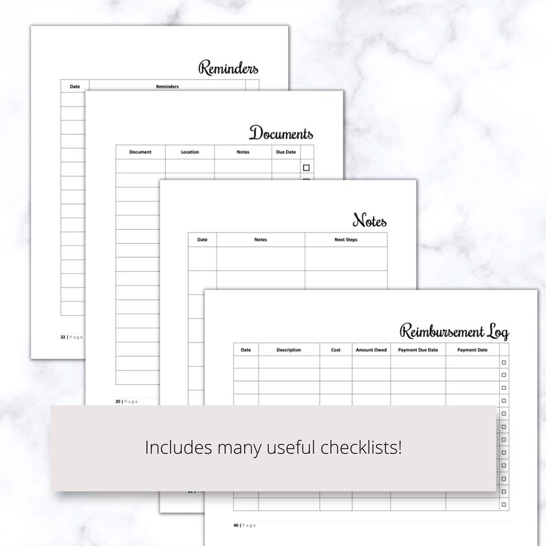 Co-parenting Planner Editable & Printable PDF, Child Custody Planner ...