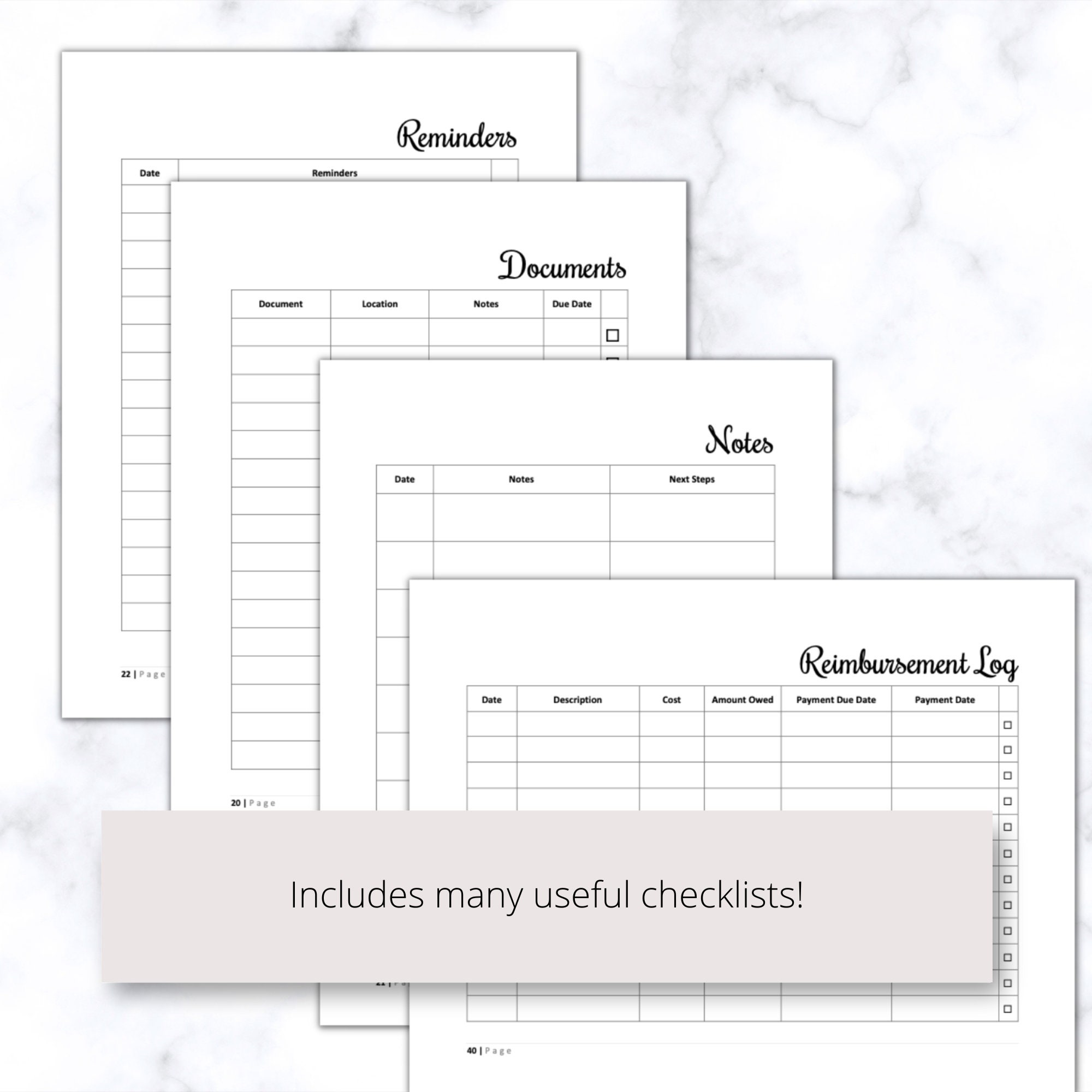 Co-parenting Planner Editable & Printable PDF, Child Custody Planner ...