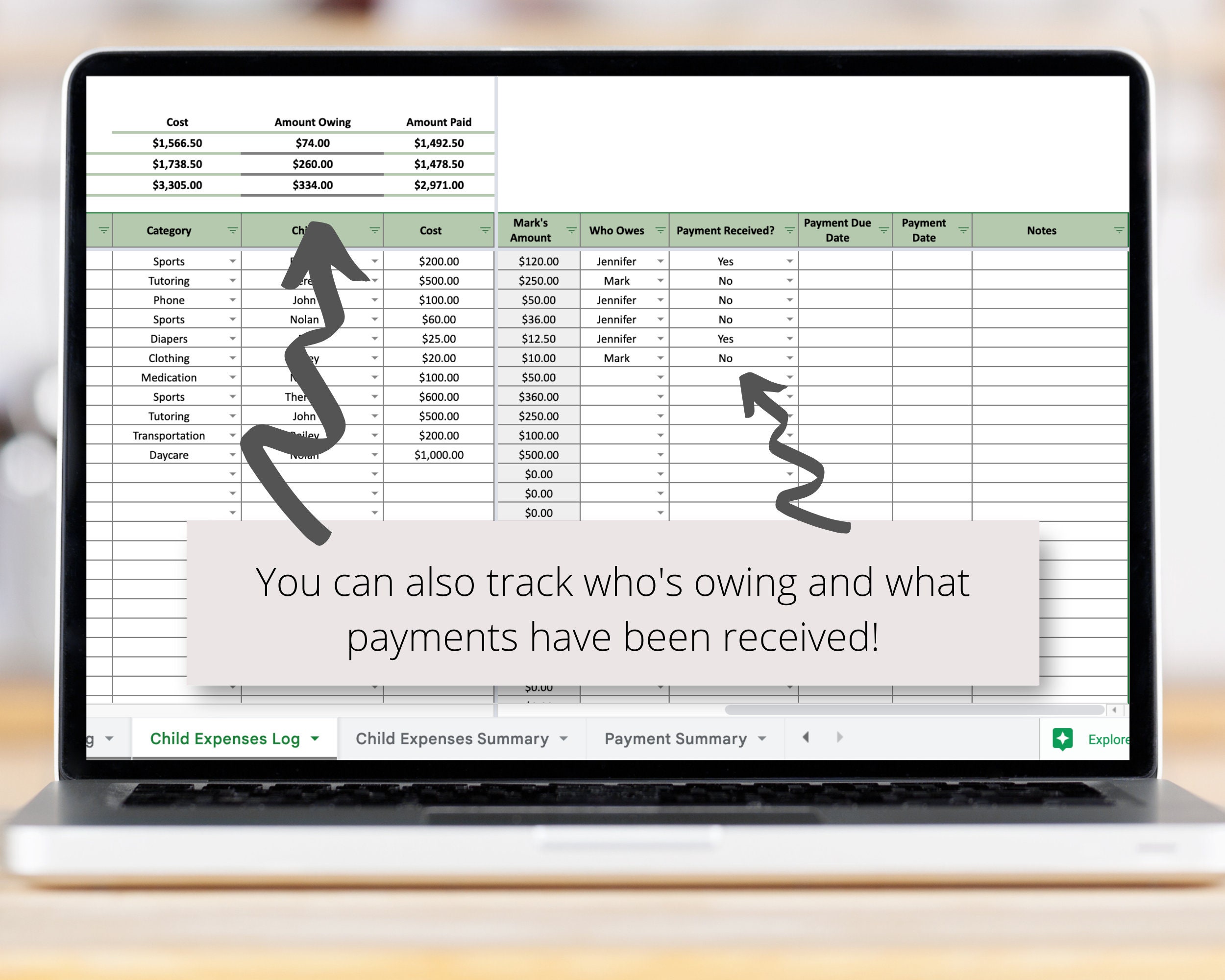Co-parenting Planner Google Sheets Spreadsheet, Child Custody Planner ...