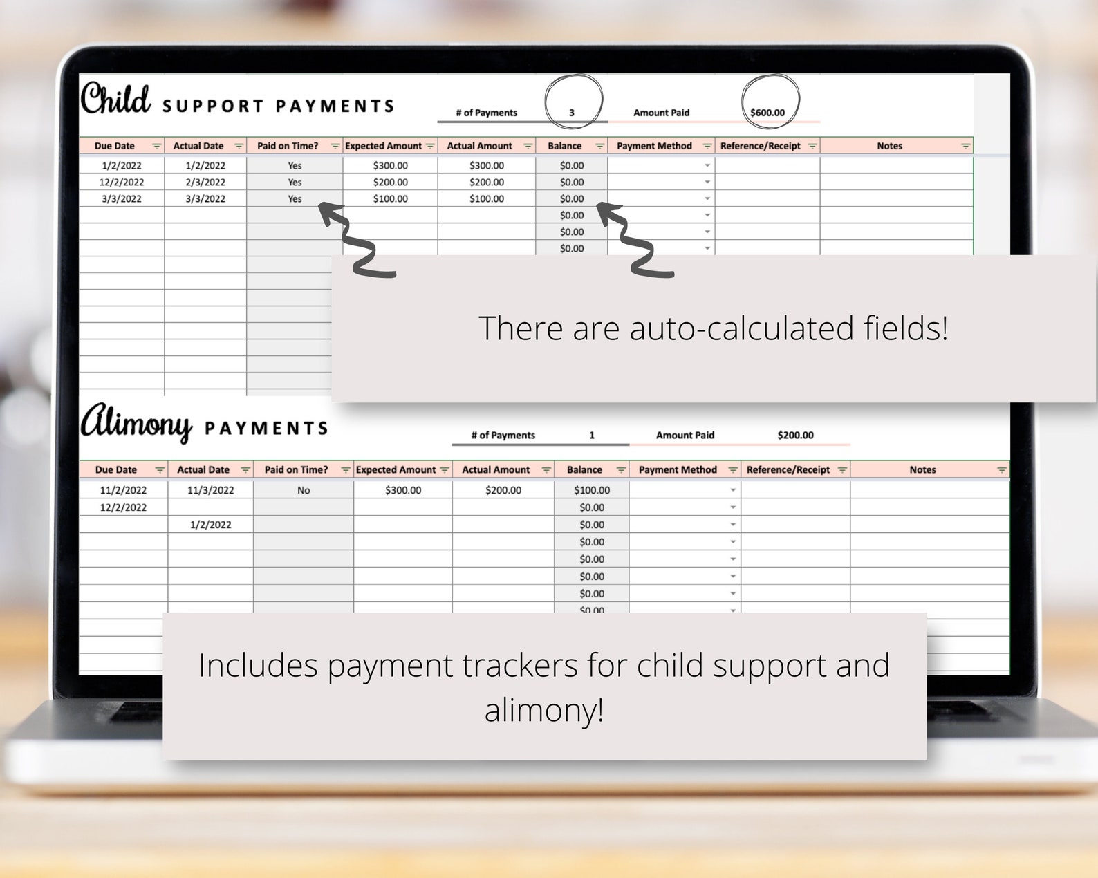 Co-parenting Planner Google Sheets Spreadsheet Child Custody - Etsy